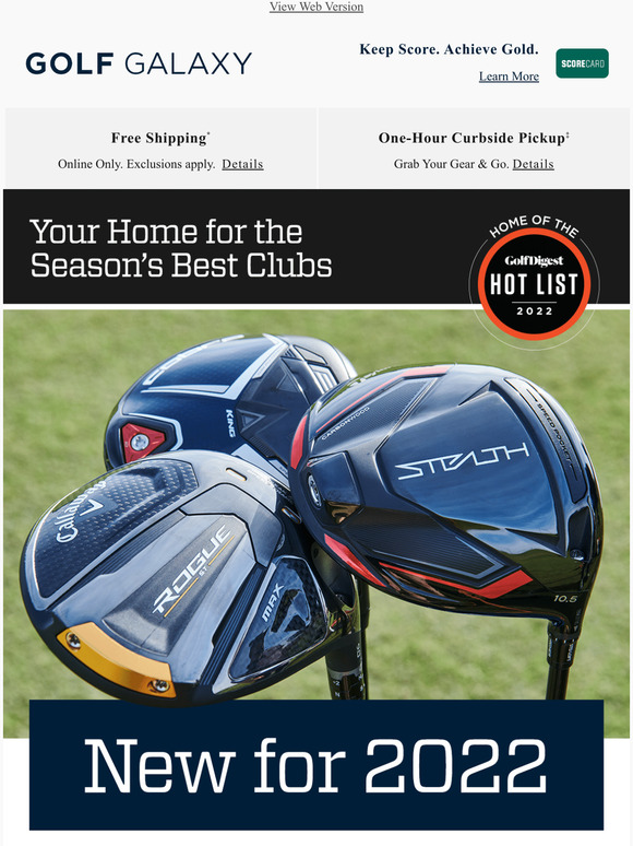 Golf Galaxy: Add the season's best clubs to your bag | Milled