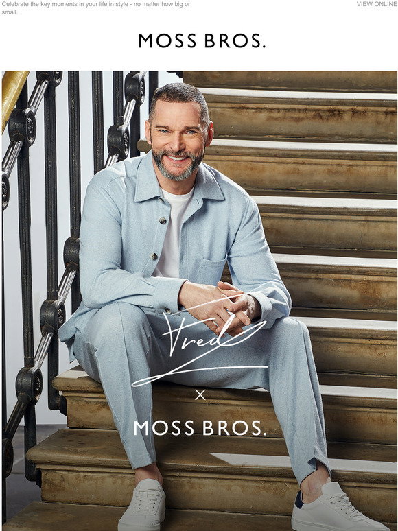 Moss Bros: Fred x Moss Bros. | Looks worth celebrating | Milled