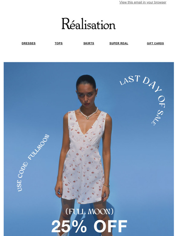 Realisation Par: THE FULL MOON FLASH SALE | LAST DAY | Milled