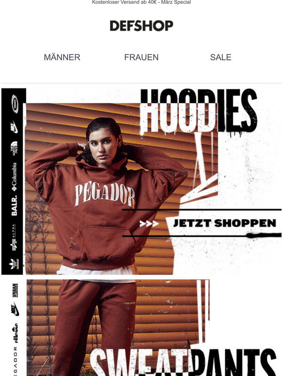 DefShop: Sweatstyles @ Defshop - von adidas bis Off-White alles dabei ...