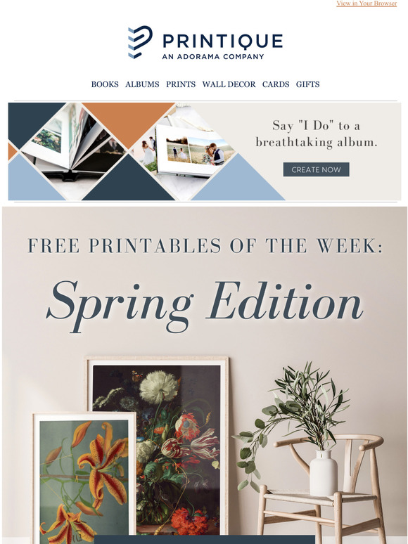 Printique, An Adorama Company: Free Printables: Spring Edition | Milled