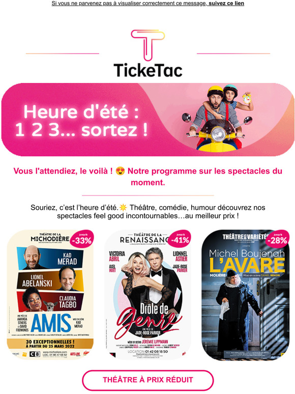 Ticketac: Nos bons plans de dernire minute ! | Milled