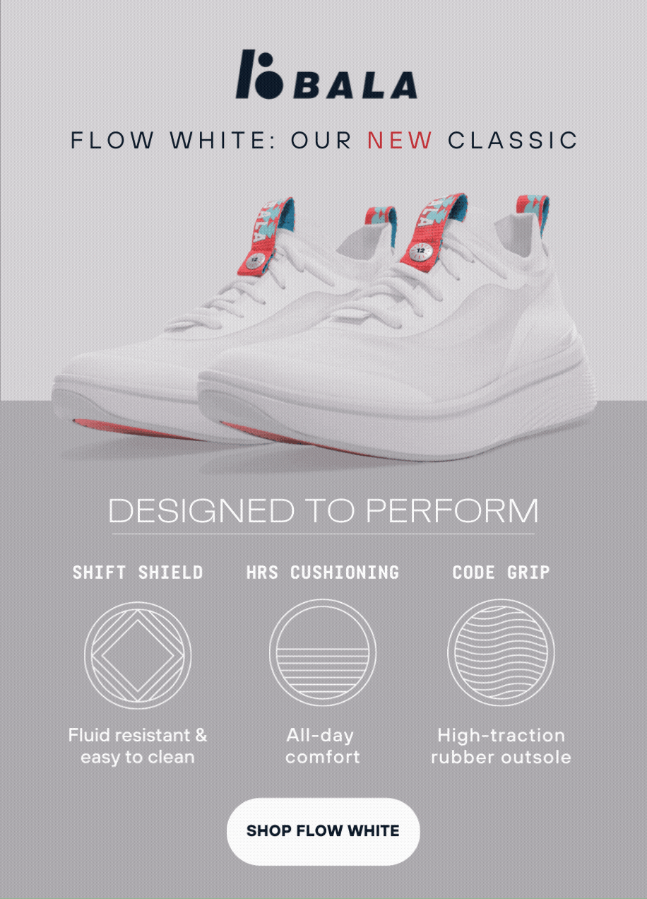 BALA Footwear: Flow White - A New Classic From BALA Footwear | Milled
