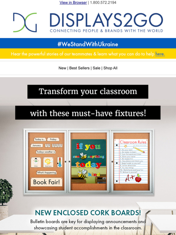 Displays2go: Classroom Essentials for an Effective Learning Environment | Milled