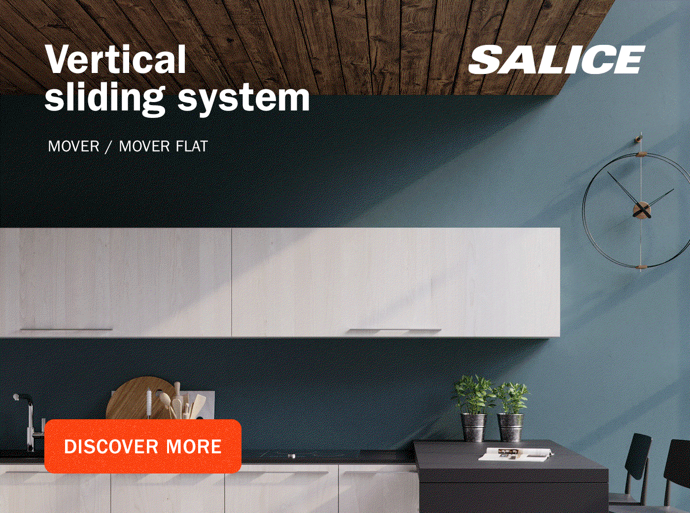 Archiproducts: Vertical sliding system Salice Mover and Mover Flat | Milled
