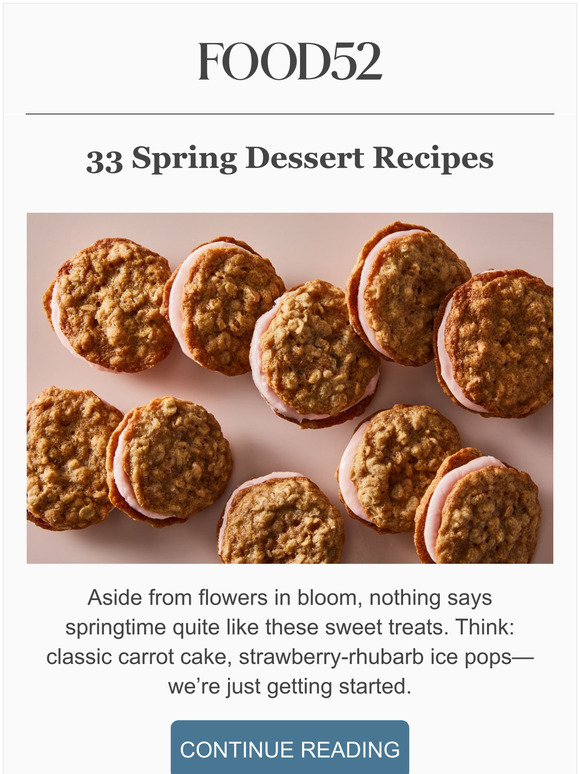 Food52 Email Newsletters: Shop Sales, Discounts, and Coupon Codes