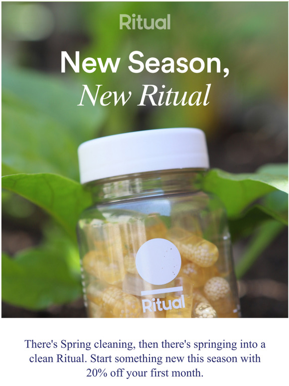 Ritual: Spring brings new habits | Milled