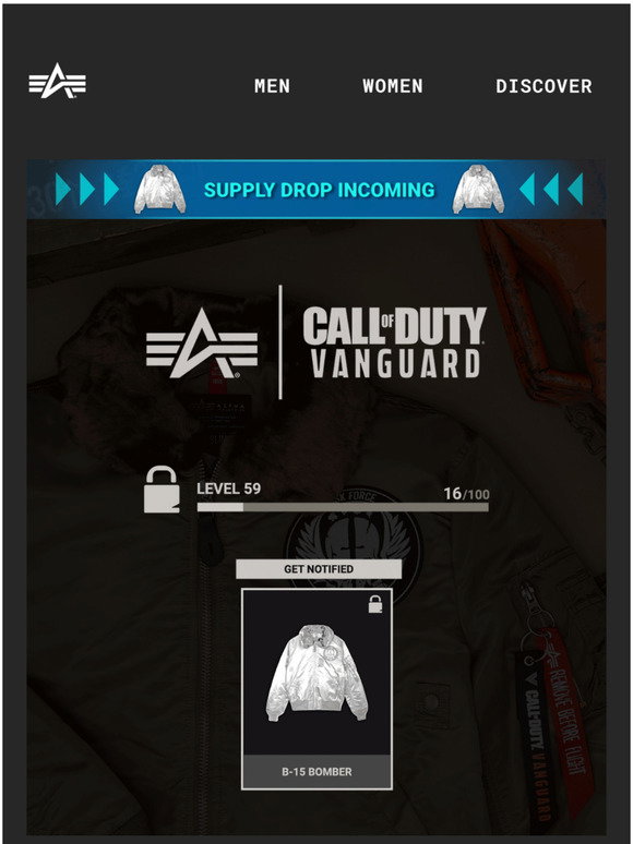 Alpha Industries: COMING SOON: CALL OF DUTY X ALPHA | Milled