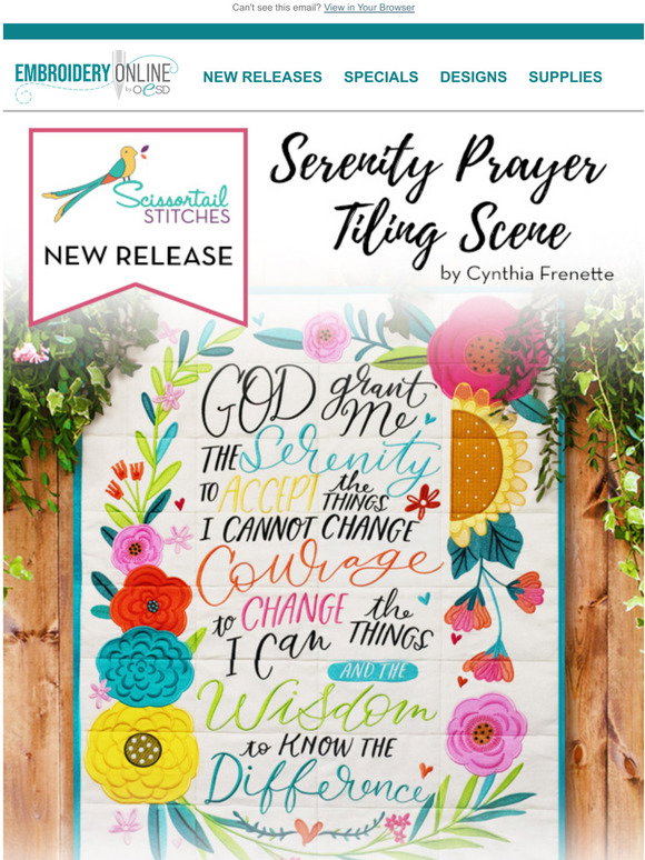 Embroidery Online: NEW Tiling Scene Available Now! | Milled