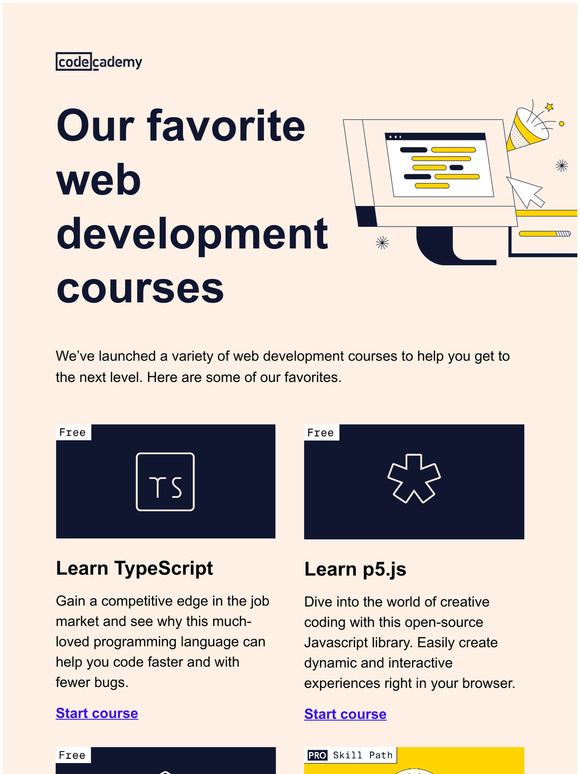 Codecademy: Web development course roundup | Milled