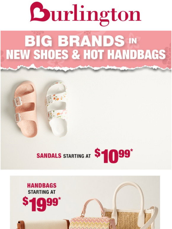 Burlington: ARRIVING: Must-see handbags & shoes | Milled