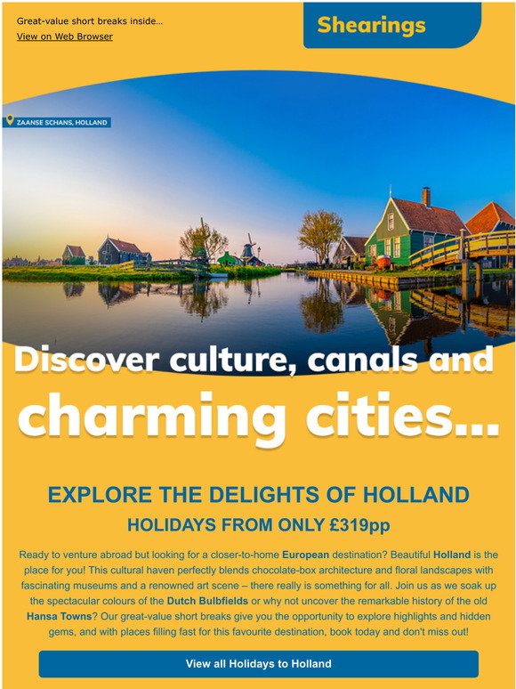 Shearings Holidays: 💻 MyBooking is here! View your holiday details ...