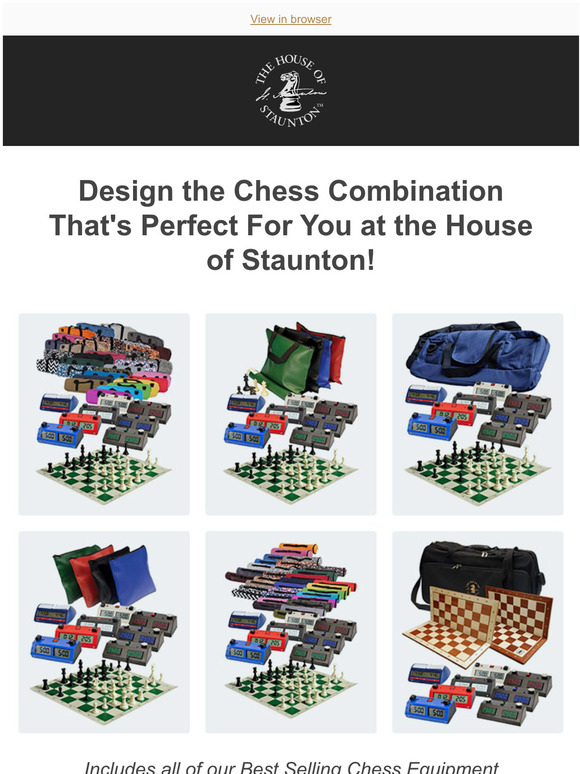 House of Staunton: Design the Chess Combination That's Perfect For You ...