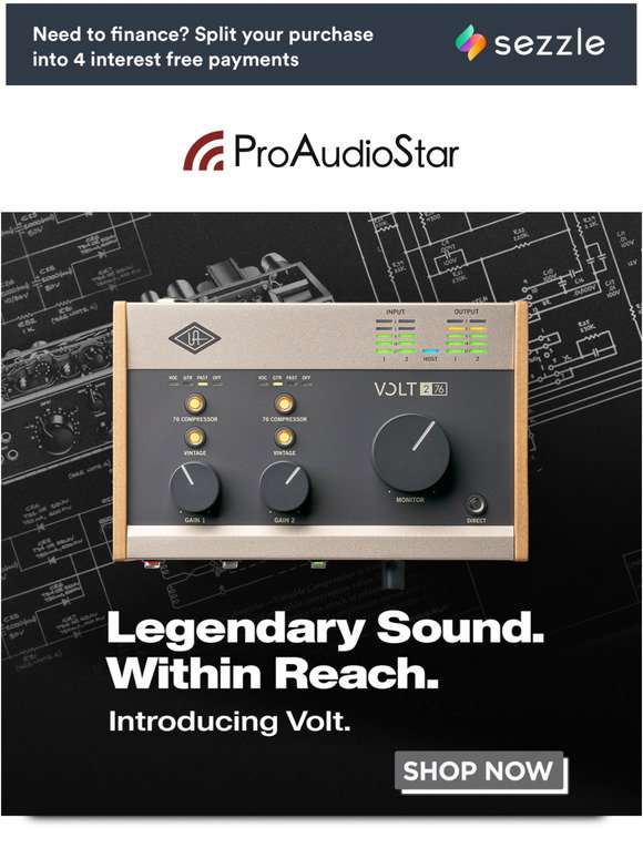 ProAudioStar: Introducing the Universal Audio Volt | Milled