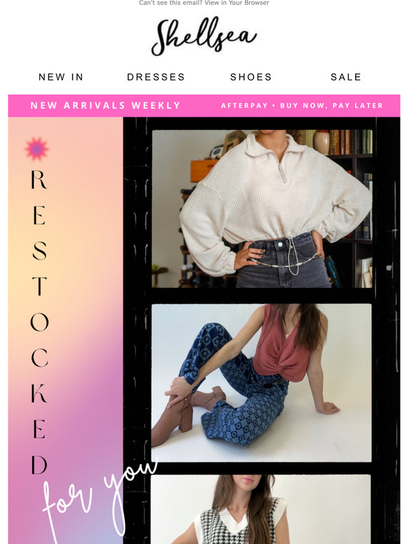 Shellsea: BEST SELLERS are back | Milled