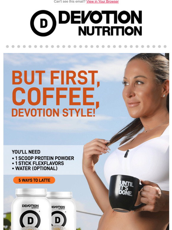Devotion Nutrition: Coffee lovers, youve never had a latte like THIS ...