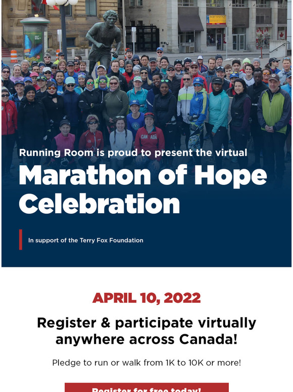 Running Room: Join Us For The 2022 Virtual Marathon Of Hope Celebration ...