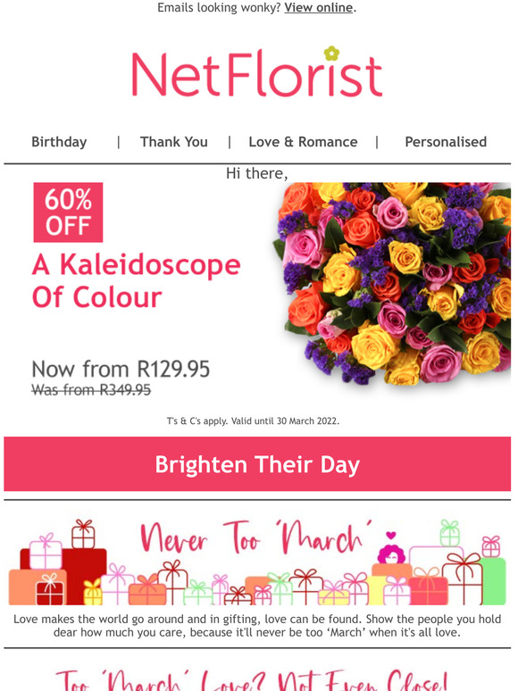 netflorist: It's easy to show you care when... | Milled