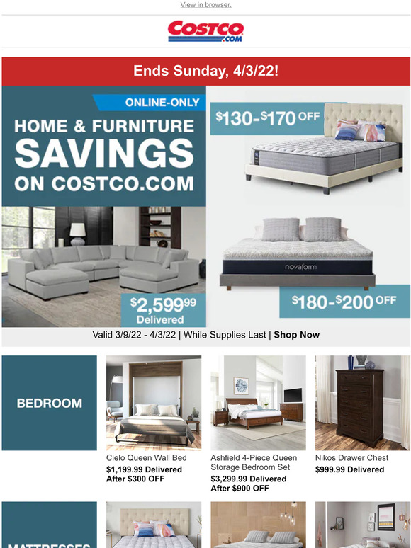 Costco: Time for a Spring Refresh! Shop Savings for Bedroom, Living ...