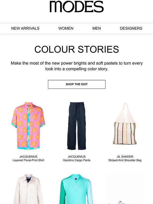 Modes: The season's key colour stories | Milled