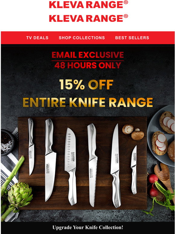 Kleva Range: Slice like a Pro Chef with 15% OFF our Entire Knife Range ...