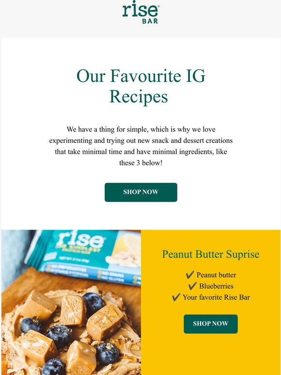 Rise Bar: Our Favourite IG Recipes | Milled