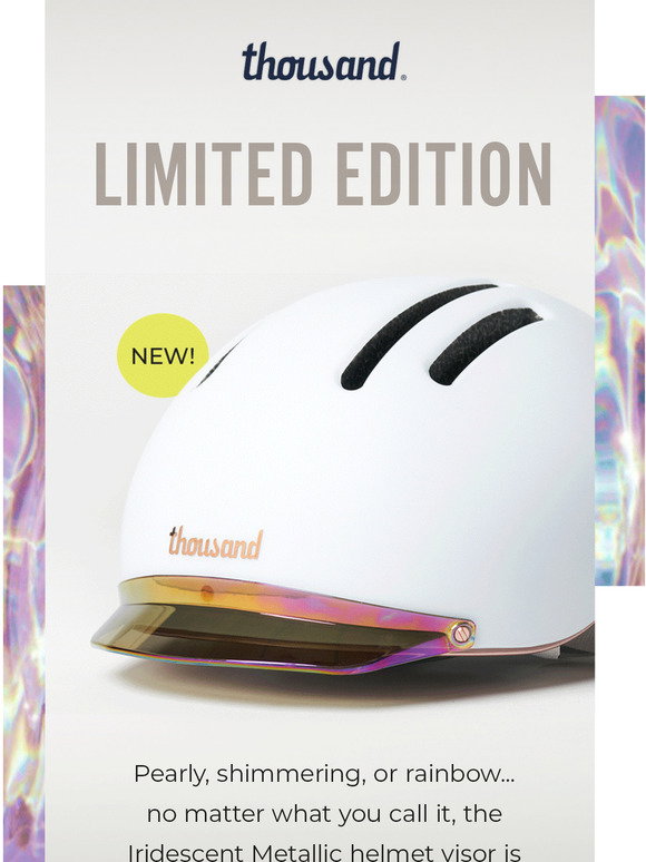 Thousand: LIMITED EDITION: Iridescent Metallic Visor | Milled