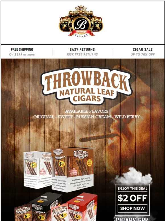 Buitrago Cigars: Save big on Backwoods Biggest Competitor THROWBACK ...