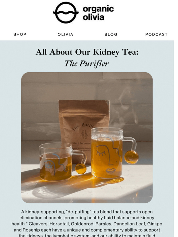 Organic Olivia: Meet The Purifier: Kidney Support and Fluid Balance ...