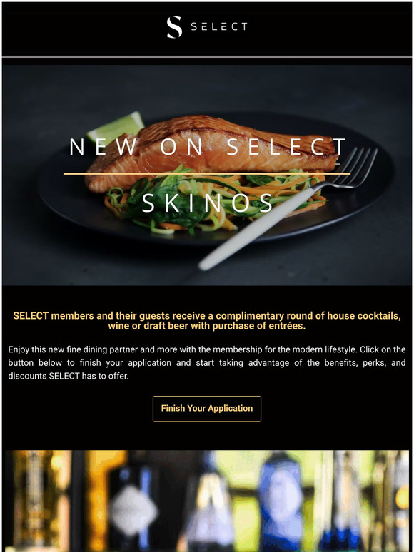 Select: NYC's Skinos Is Now on SELECT! | Milled