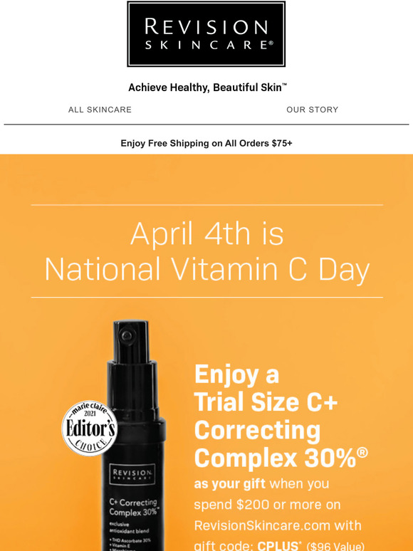 Revision Skincare: April 4th is National Vitamin C Day! | Milled