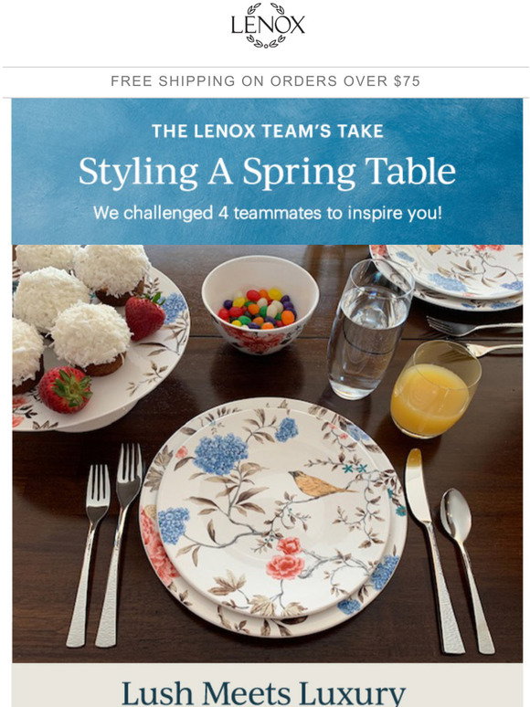 Lenox: 4 Tablescapes. Endless Inspo. | Milled