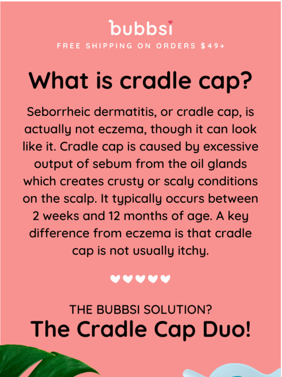 Bubbsi: Cradle cap? Baby dandruff? | Milled