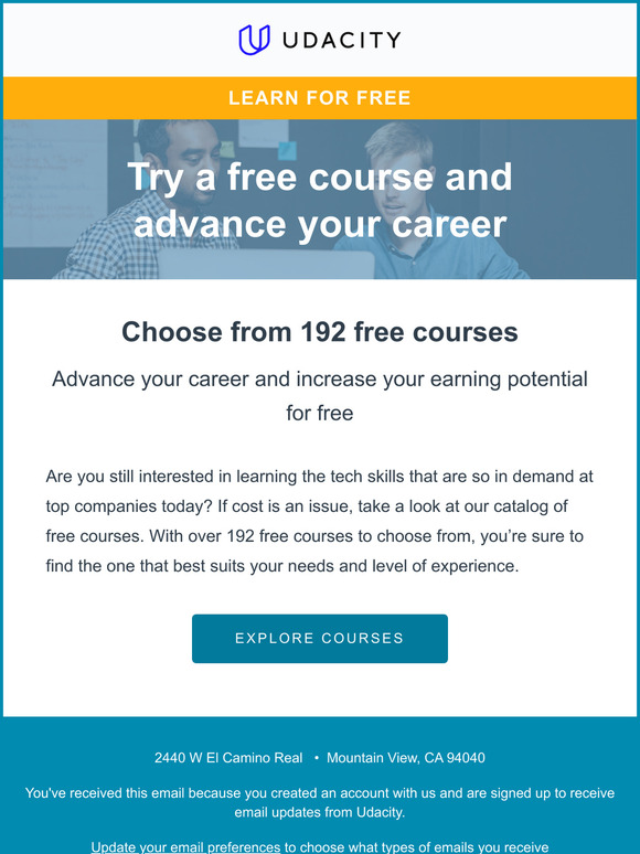 Udacity: -why not try a free course? | Milled