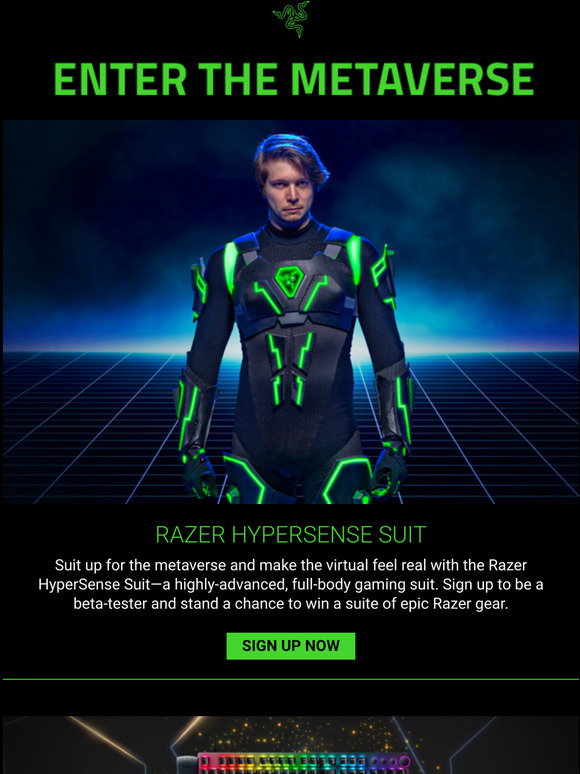 Razer: Meet the Razer HyperSense Suit. Make the Virtual Feel Real. | Milled