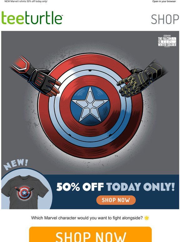 TeeTurtle: You choose: Loki, Yelena, or Cap? | Milled