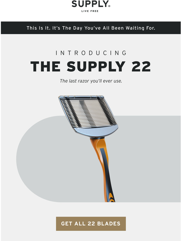 Supply: Introducing our New Multi-Blade Razor | Milled