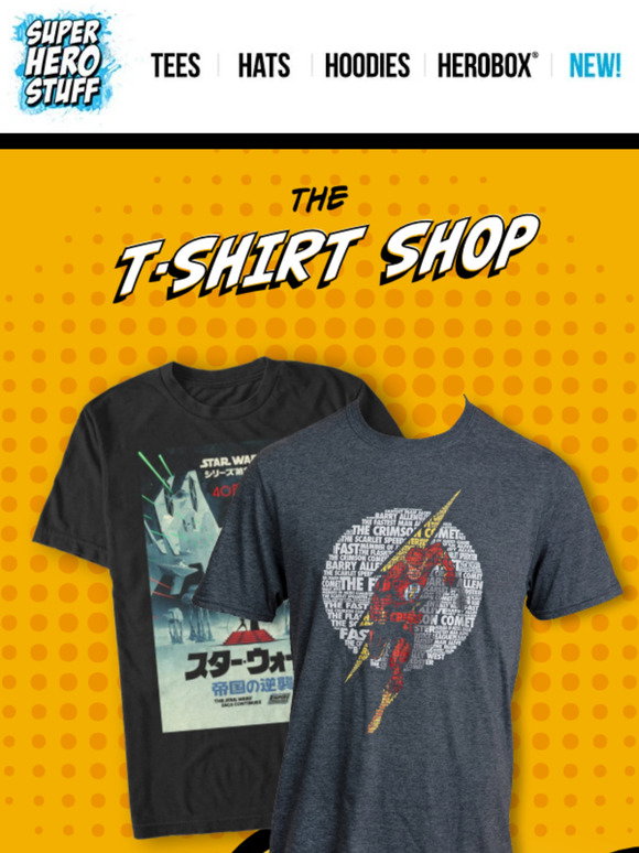 SuperHeroStuff: Brand new t-shirts are here and you're getting the ...