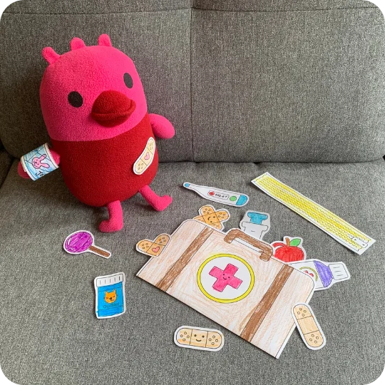 Sago Mini: Take care of stuffies with our First Aid Kit Printable! | Milled
