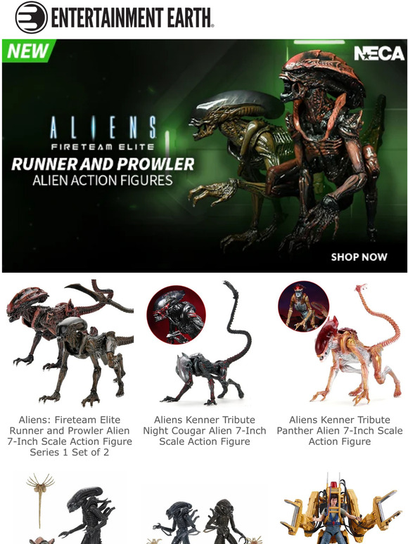 Entertainment Earth: New NECA Aliens Action Figures! | Milled