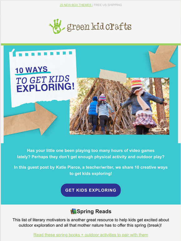 Green Kid Crafts: 10 Ways to Get Kids Exploring | Milled