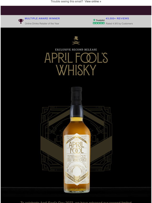 The Whisky Exchange: Exclusive April Fools Whisky: Available Now | Milled