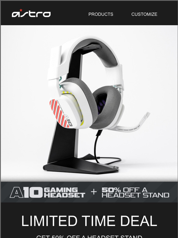 Astro Gaming: Get 50% Off A Headset Stand When You Buy The New A10 ...