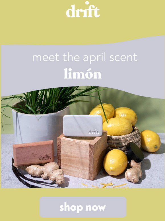 Drift: meet the april scent of the month | Milled