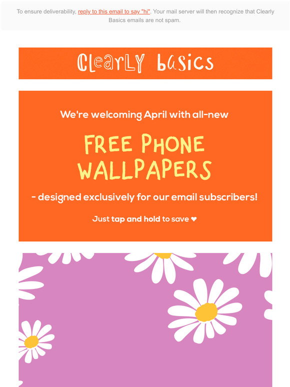 Clearly Basics: FREEBIE: Your Reminders for April | Milled