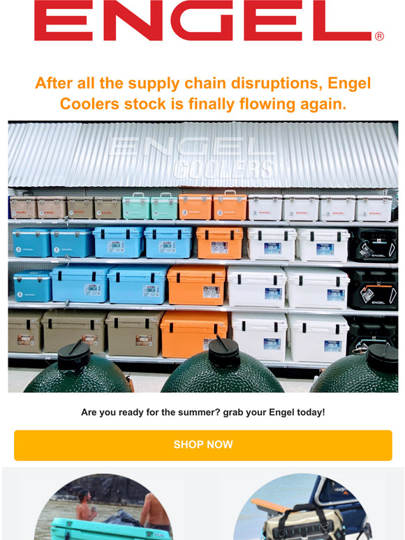 Engel Coolers: Engel Coolers are finally back in stock | Milled