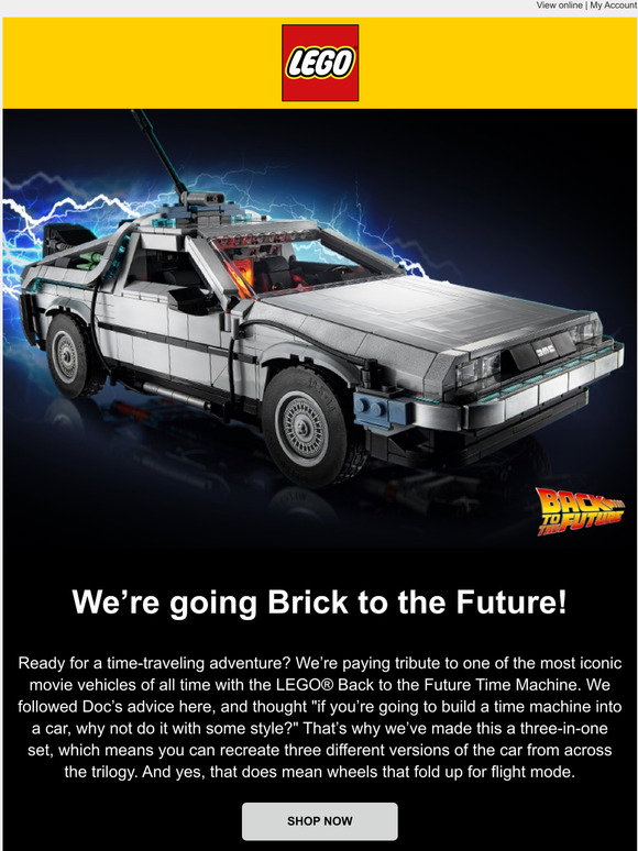 LEGO: Great Scott! Have you powered up the flux capacitor? | Milled