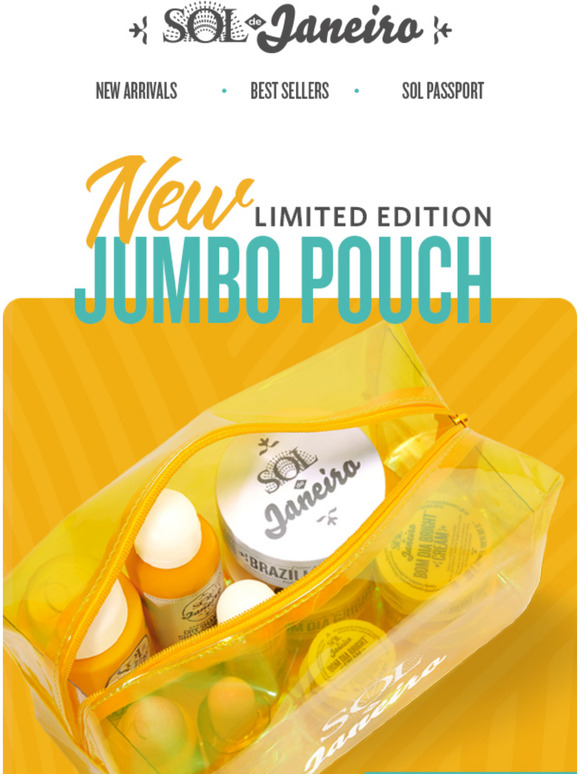 Sol de Janeiro: NEW ARRIVAL: Shop our Jumbo Zipped Pouch! | Milled