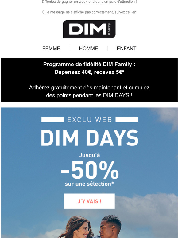 DIM: DIM DAYS : Trouvez votre bonheur parmi notre slection | Milled