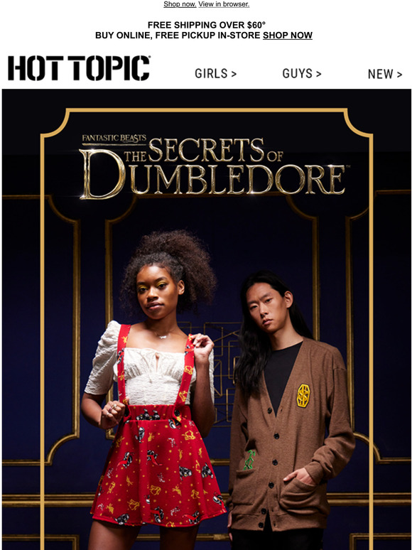 Hot Topic: A collection inspired by Fantastic Beasts | Milled